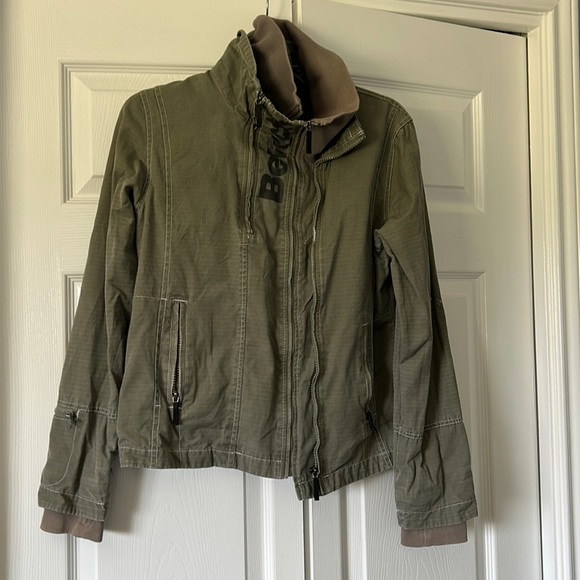 Bench | Jackets & Coats | Bench Womens Jacket Khaki Grey Color In Great ...